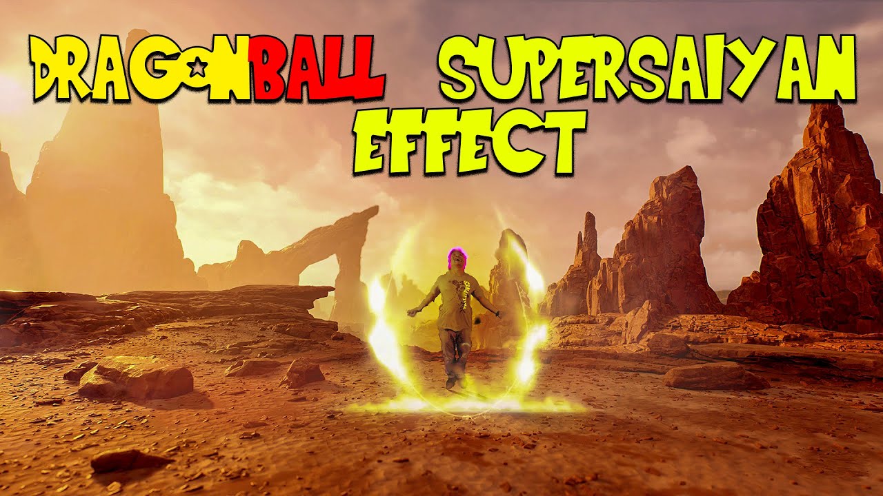 SPECIAL EFFECTS: DRAGONBALL SUPERSAIYAN EFFECT - YouTube