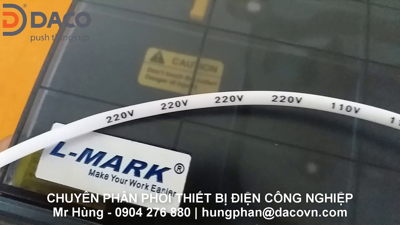 Cách in LK-360 Máy in ống lồng đầu cốt LK360 của Lmark - YouTube
