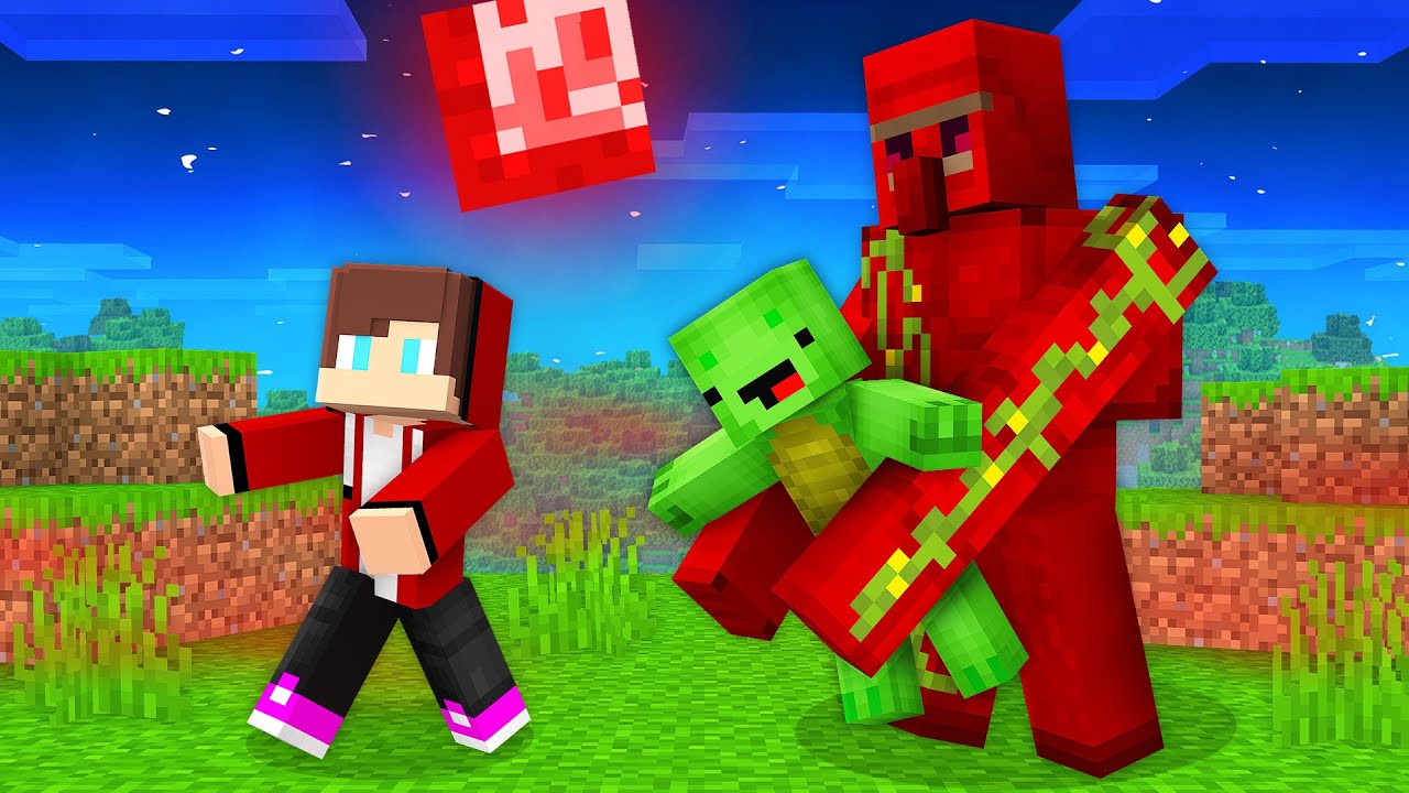 Mikey and JJ Were Attacked By BLOOD GOLEM in Minecraft (Maizen) - YouTube