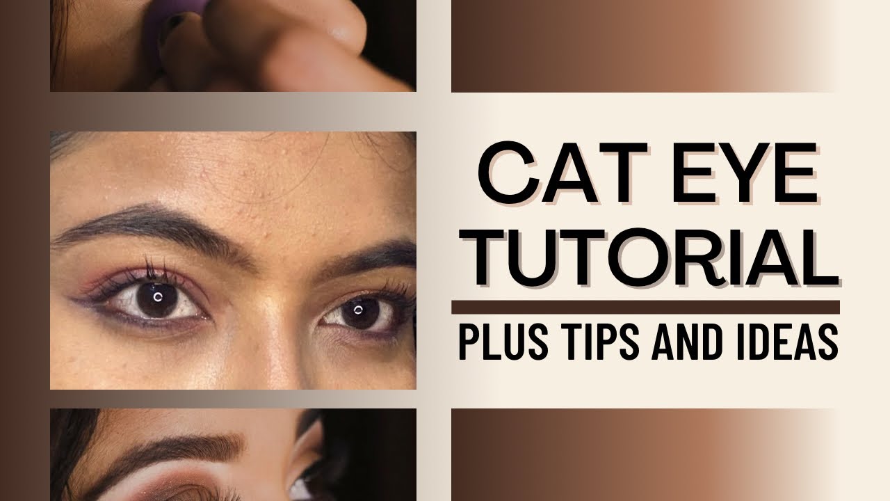 Cat eye makeup tutorial for beginners 👀 - YouTube