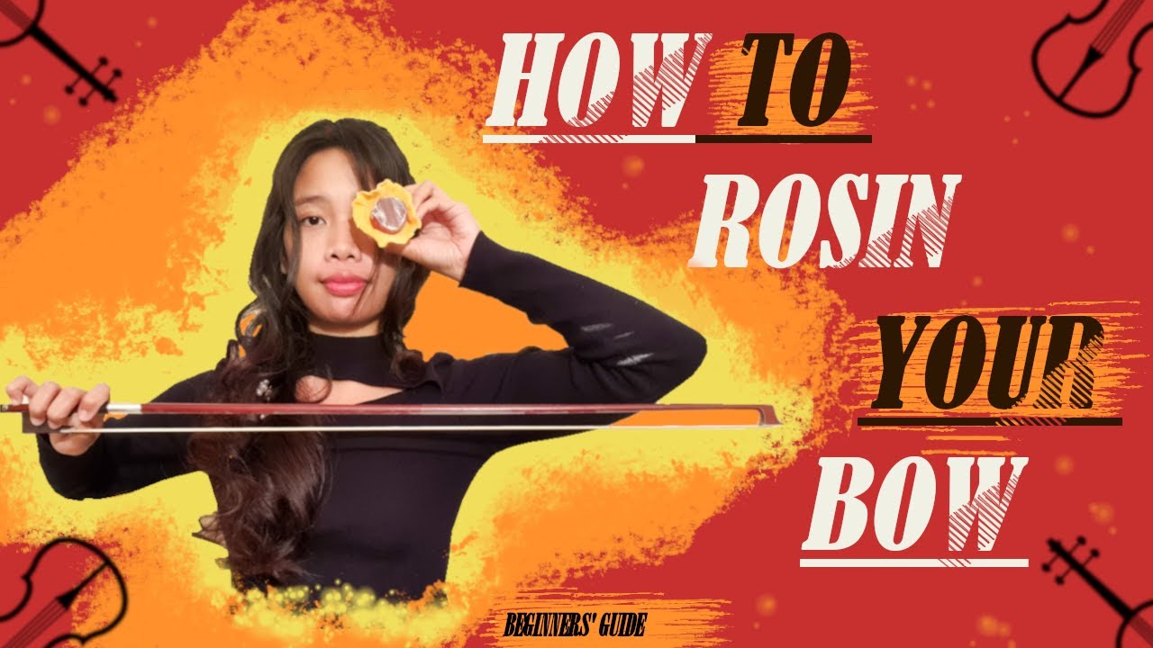 How to Rosin your Violin Bow plus Violin bow exercise lesson - Violin ...