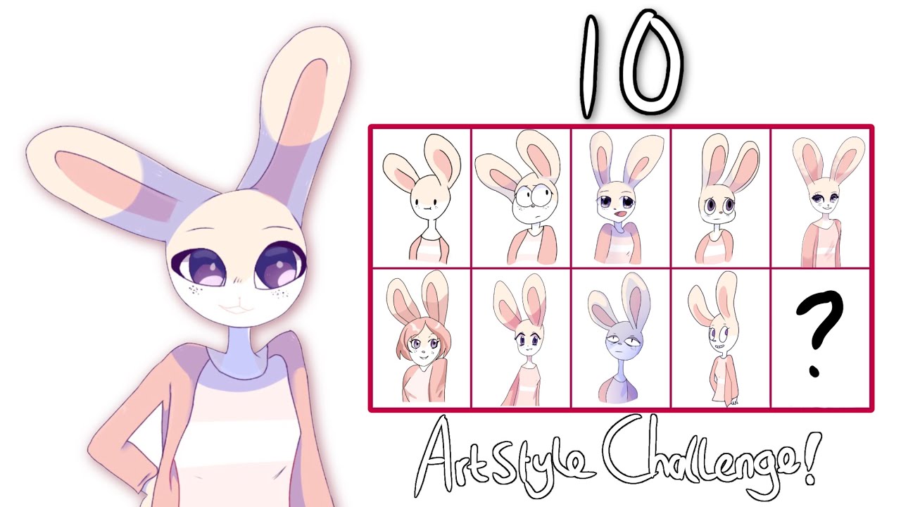 10 Art Style Challenge Youtube