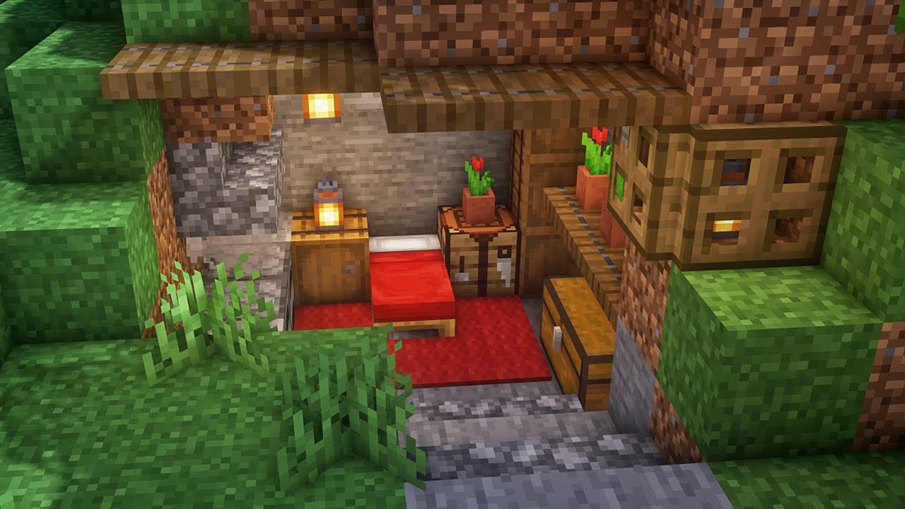 Minecraft : How to Build a Cave House in Minecraft : Easy : Survival ...