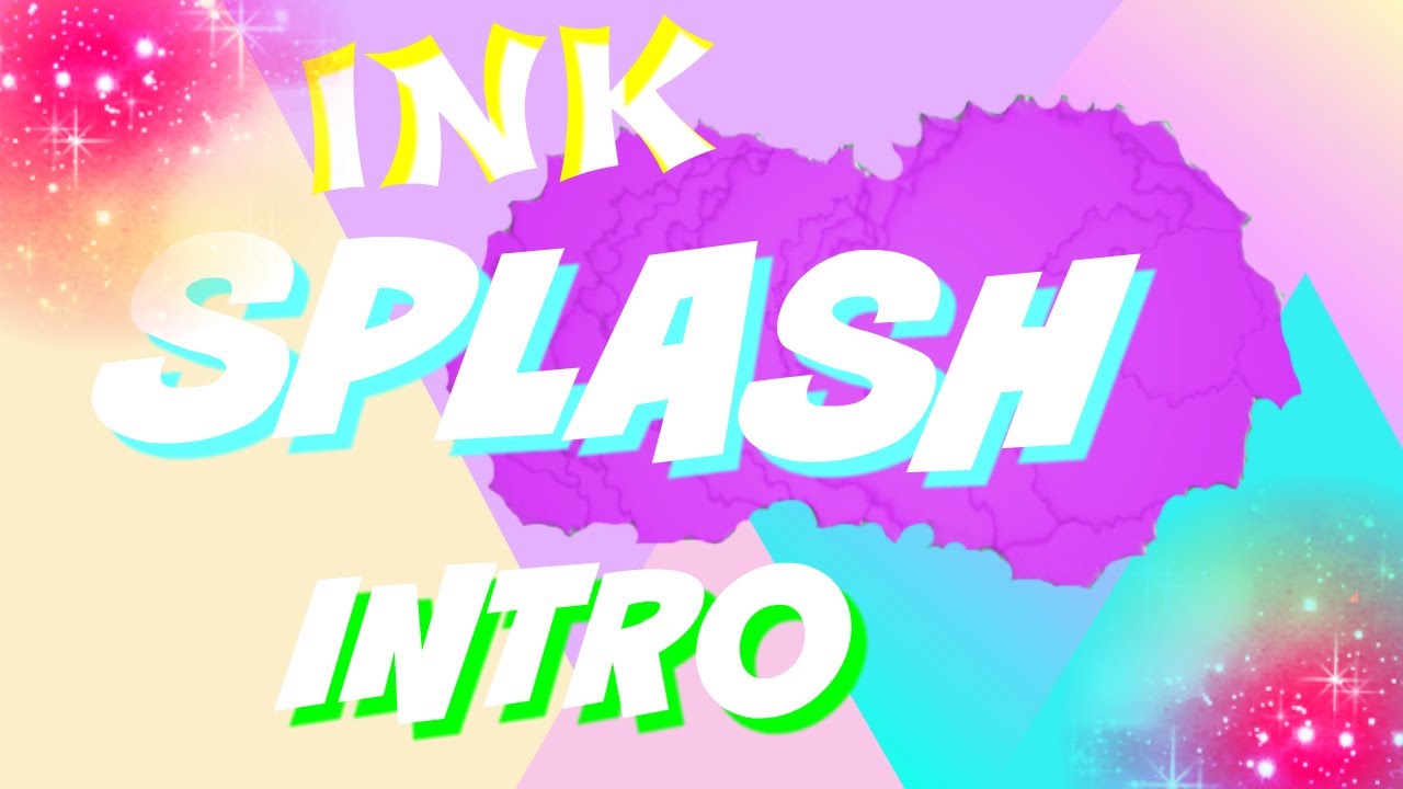 HOW TO MAKE YOUR OWN INK SPLASH INTRO! 🦄 - YouTube