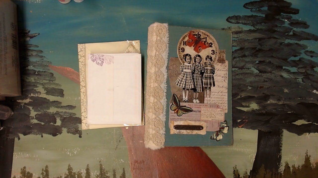 Making signatures for my Timmy SCRAP Book - YouTube
