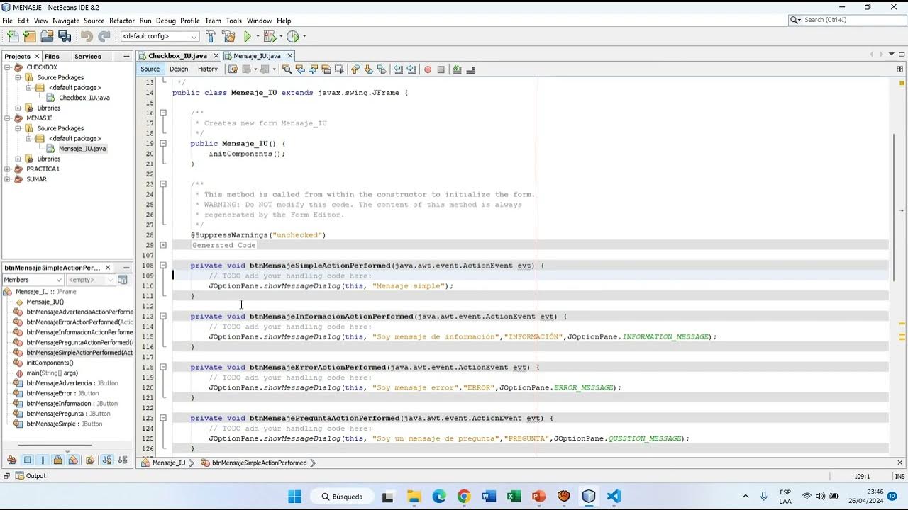 Java y NetBeans Clase 2.1 Manejo de CHECKBOX - YouTube