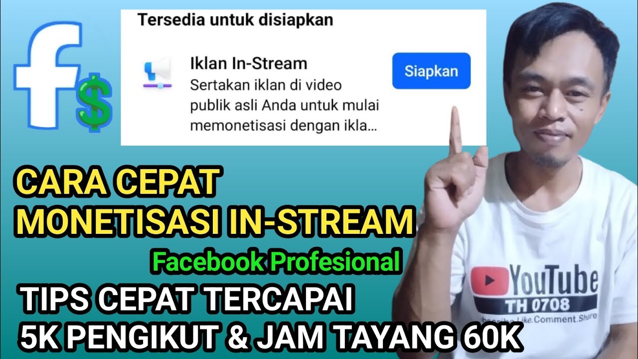 CARA CEPAT MONET IN STREAM FB PROFESIONAL || Monetisasi Facebook Pro ...