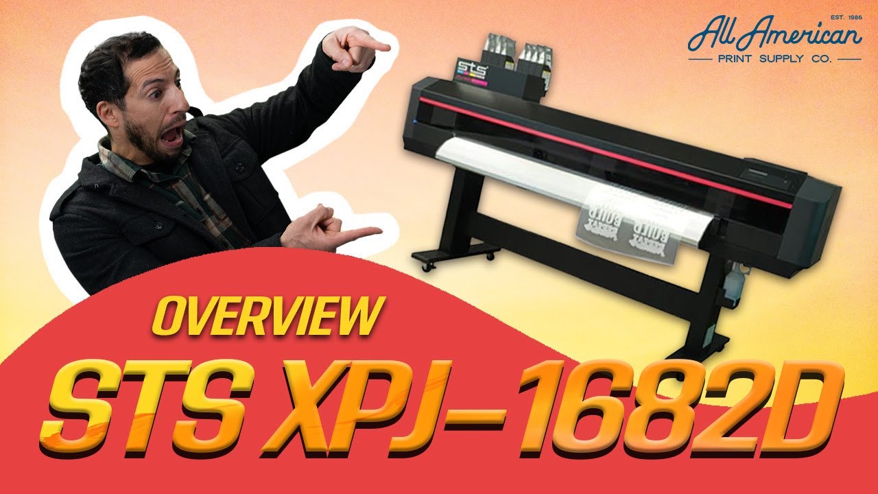 The Best DTF printer!? A Comprehensive Look At The STS XPJ-1682D | AA Print Supply - YouTube