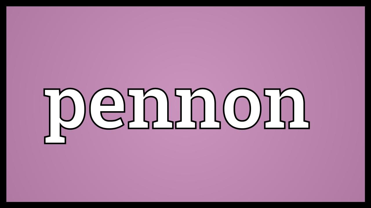 Pennon Meaning - YouTube