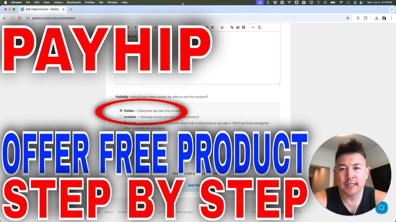 How To Offer Free Product In Payhip🔴 - YouTube