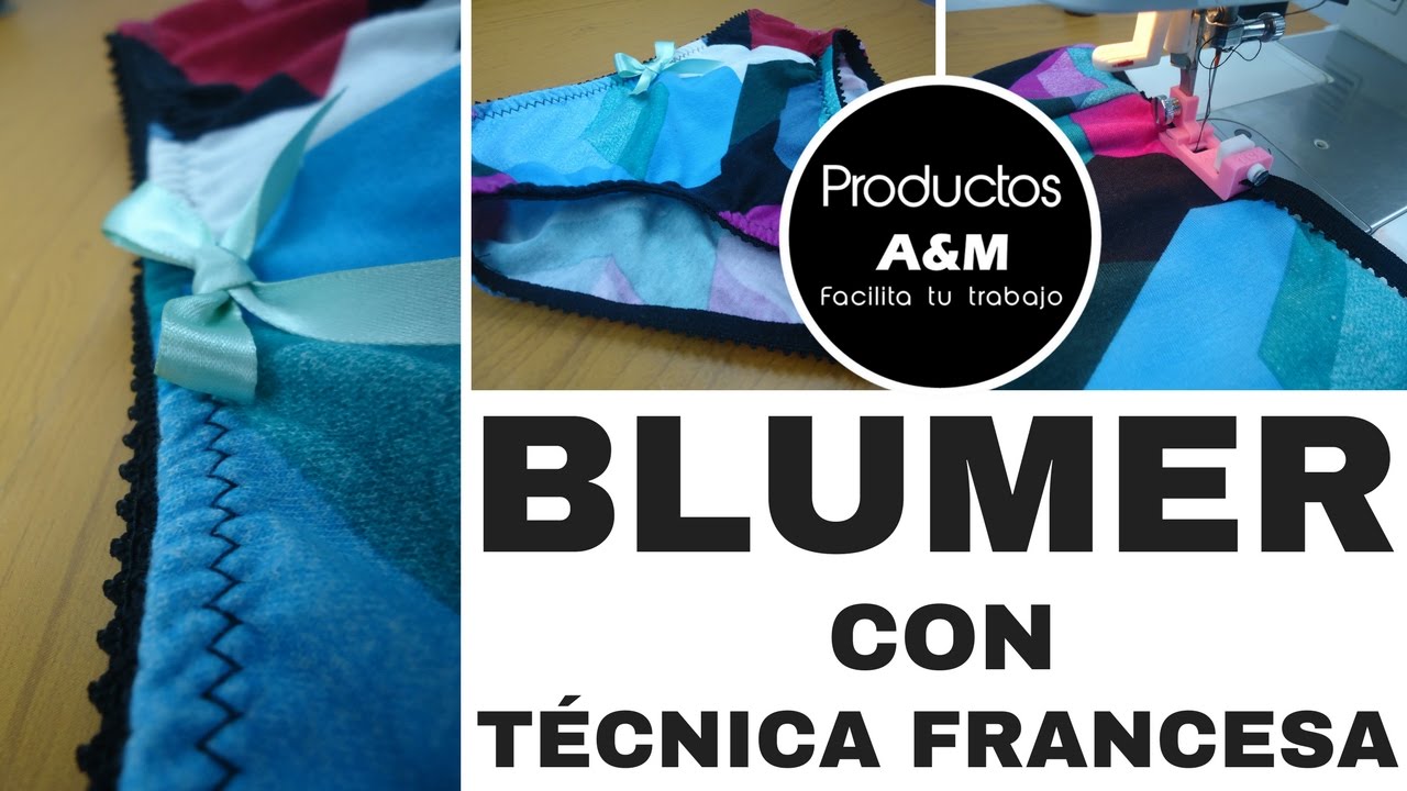 BLUMER O PANTY INFANTIL || TECNICA FRANCESA || ELASTICA MORITA - YouTube