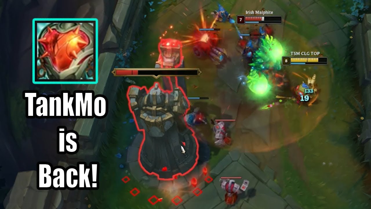 Tank Build Tryout Again: Teemo vs Malphite [Full Match] - YouTube