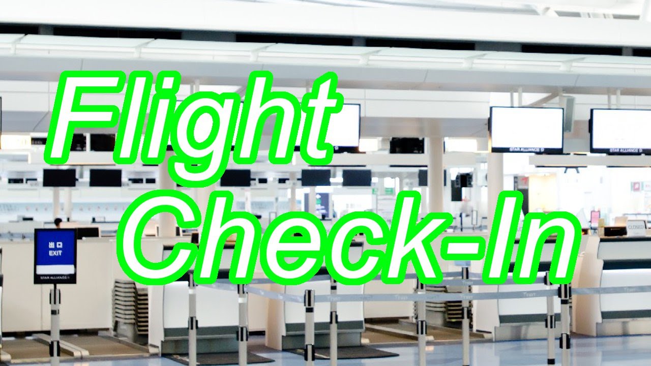 Flight Check-in （Airport）#2 【Japanese Conversation Lesson】 - YouTube