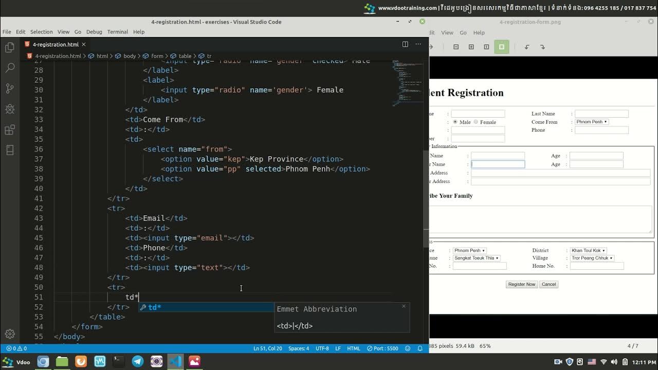 practice lab4 in HTML - YouTube