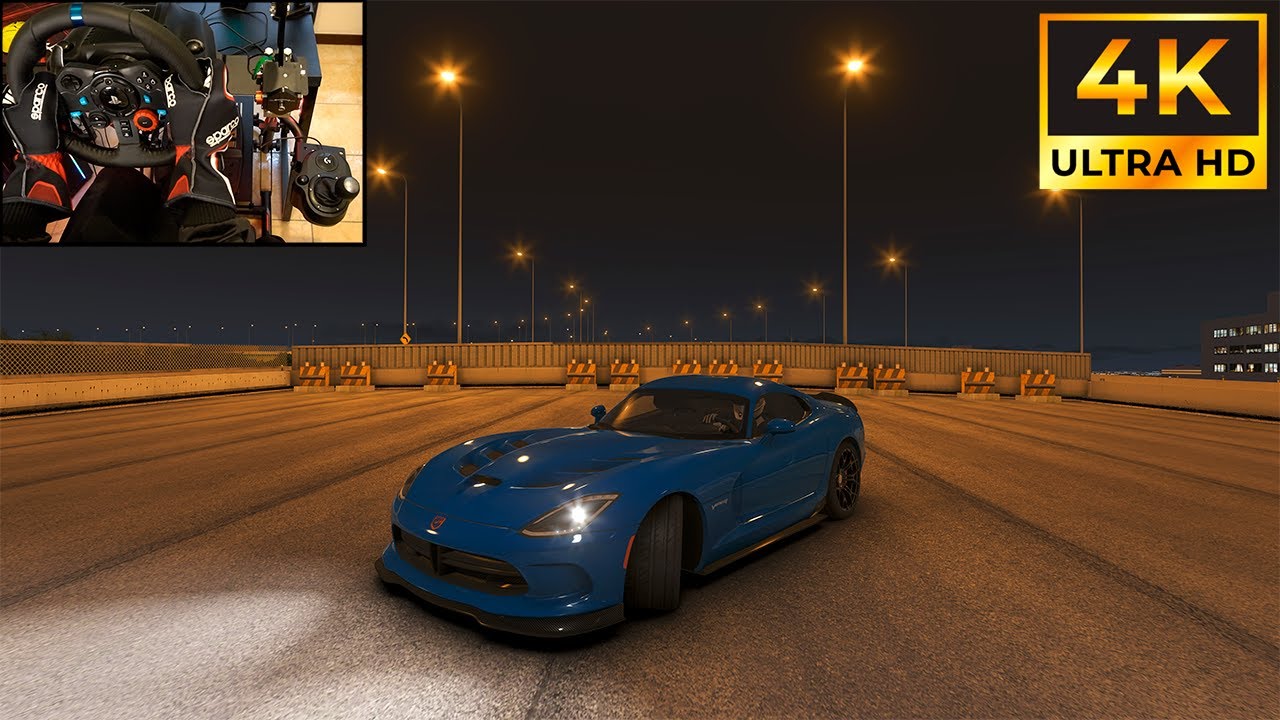 Dodge Viper / Asseto corsa / Steering Wheel + shifter Gameplay 4K 60FPS ...