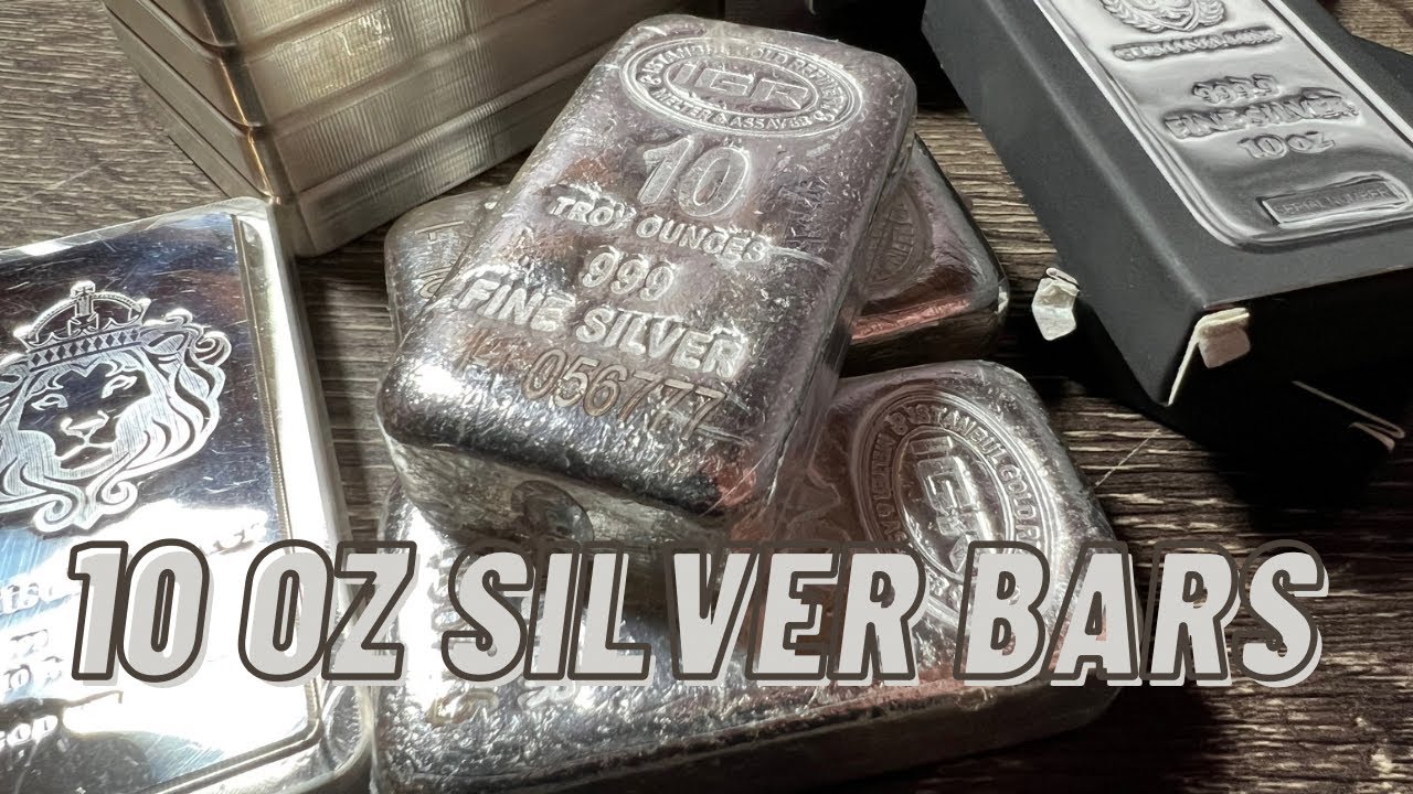 What's The Best 10oz Silver Bars For STACKING? #Silver - YouTube
