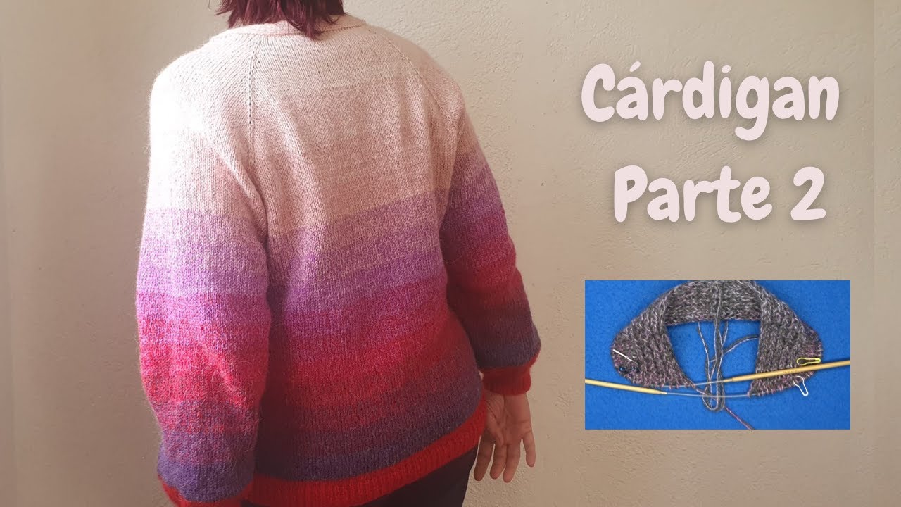 La Mejor Manera de Tejer una CHAQUETA o CÁRDIGAN Ranglan🔥 Desde el ...