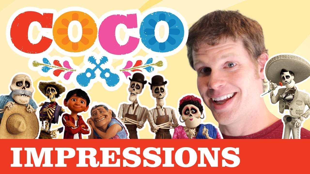 Disney Pixar Coco Impressions | Voiceover Artist Matt Creason - YouTube