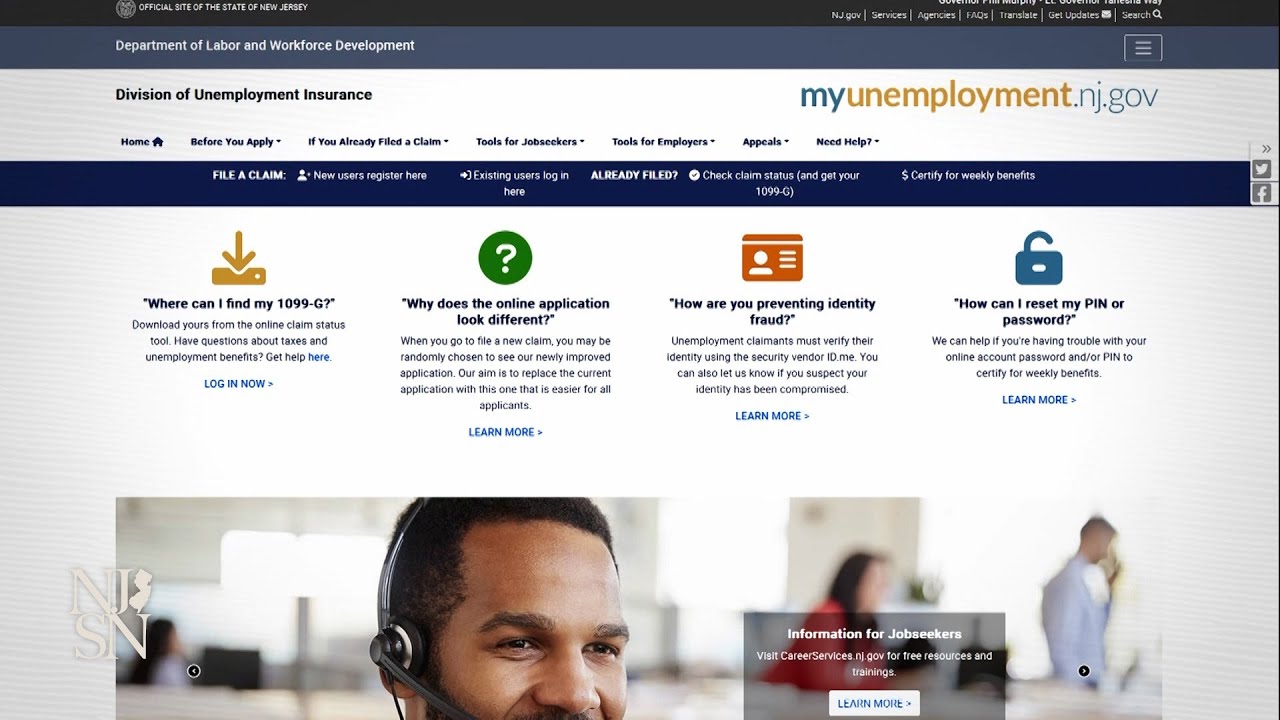 Report: Shortcomings in NJ unemployment insurance - YouTube