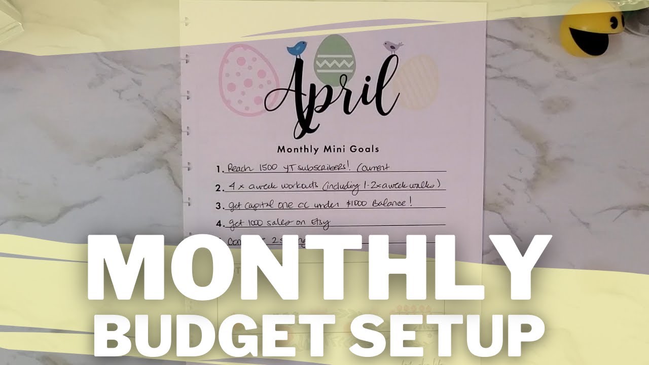 How I Setup My Monthly Budget for April 2022 | Budget With Me | Mini ...
