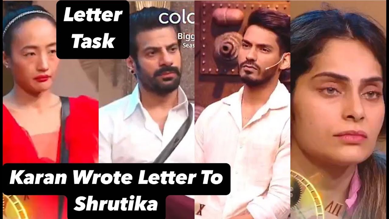 BiggBoss18 WKW Letter Task: Karan Wrote To Shrutika,, Blamed Her For ...