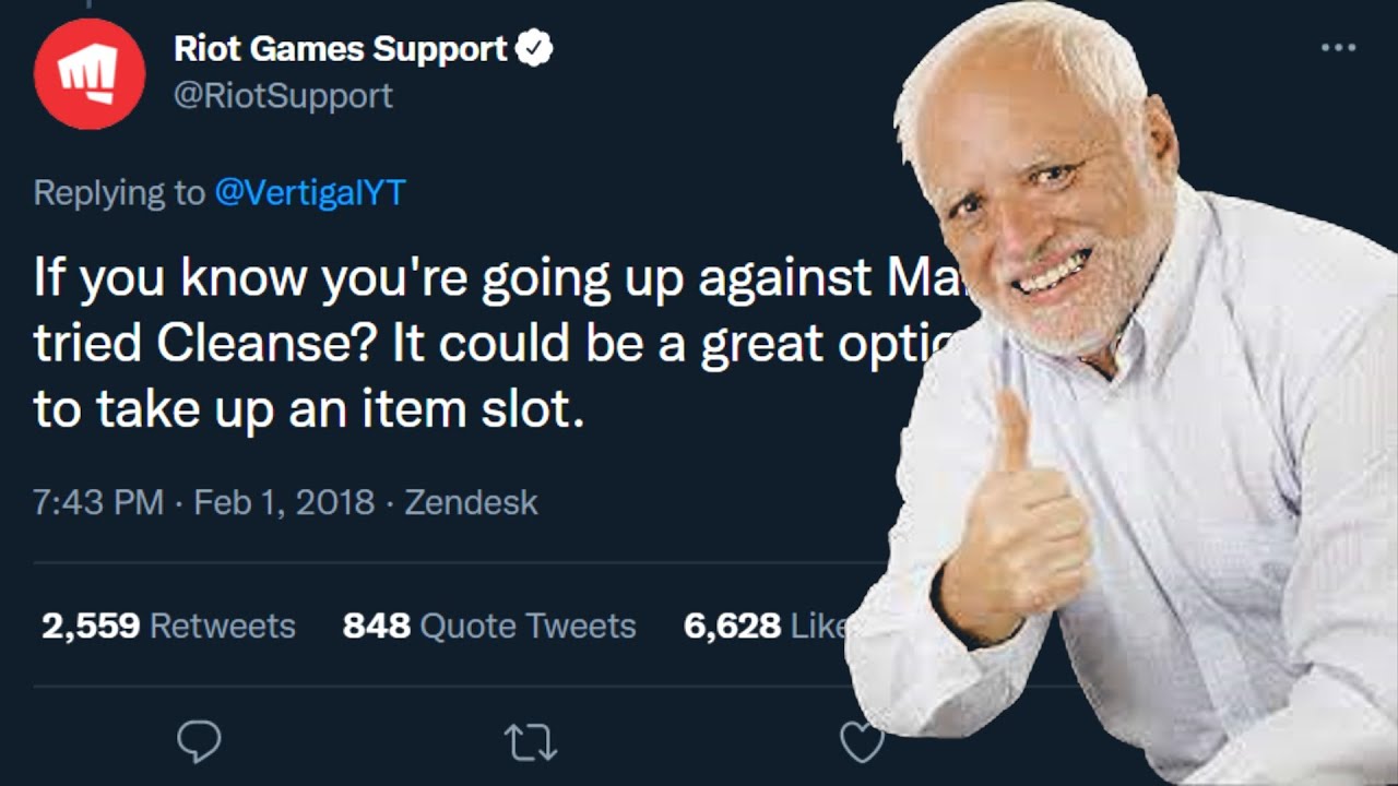 Riot Support strikes again... - YouTube