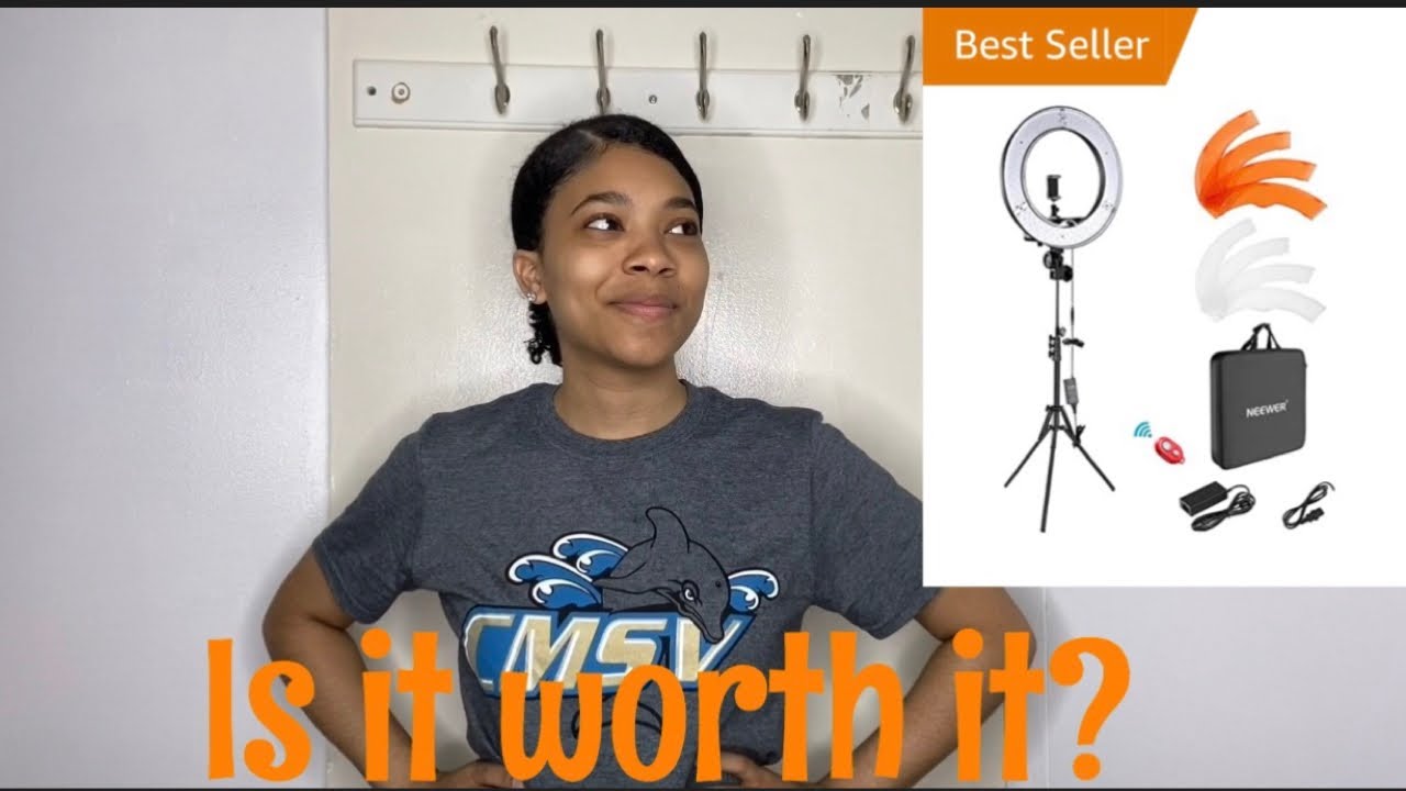 Neweer ring light 18”| Unboxing and Setup - YouTube