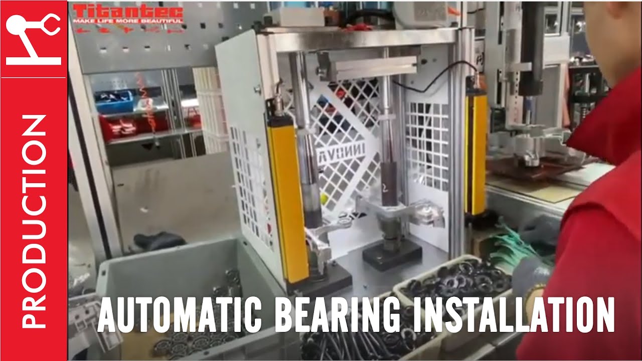 Automatic Bearing Installation - YouTube