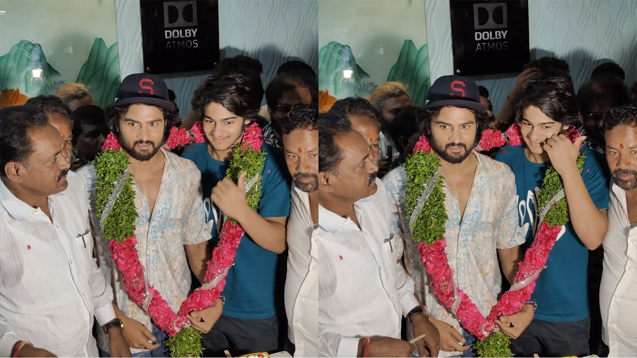 Sudheer Babu Harom hara Movie|Success Celebrations Sandhya 35mm theatre ...