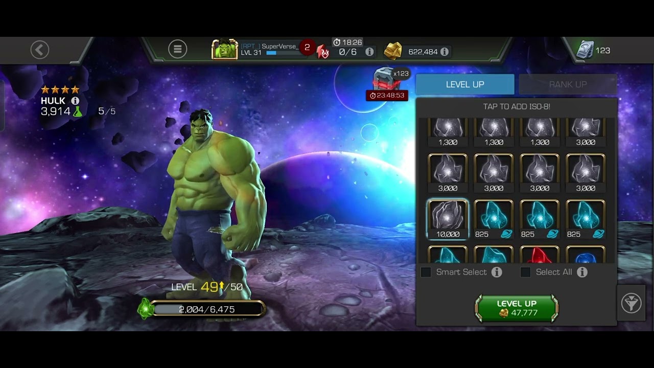 4 Star Hulk Maxed Out | MCOC - YouTube