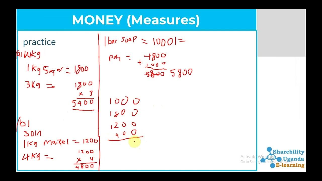 P4 Mathematics Topic: Real life Question on Money measures For Learners ...