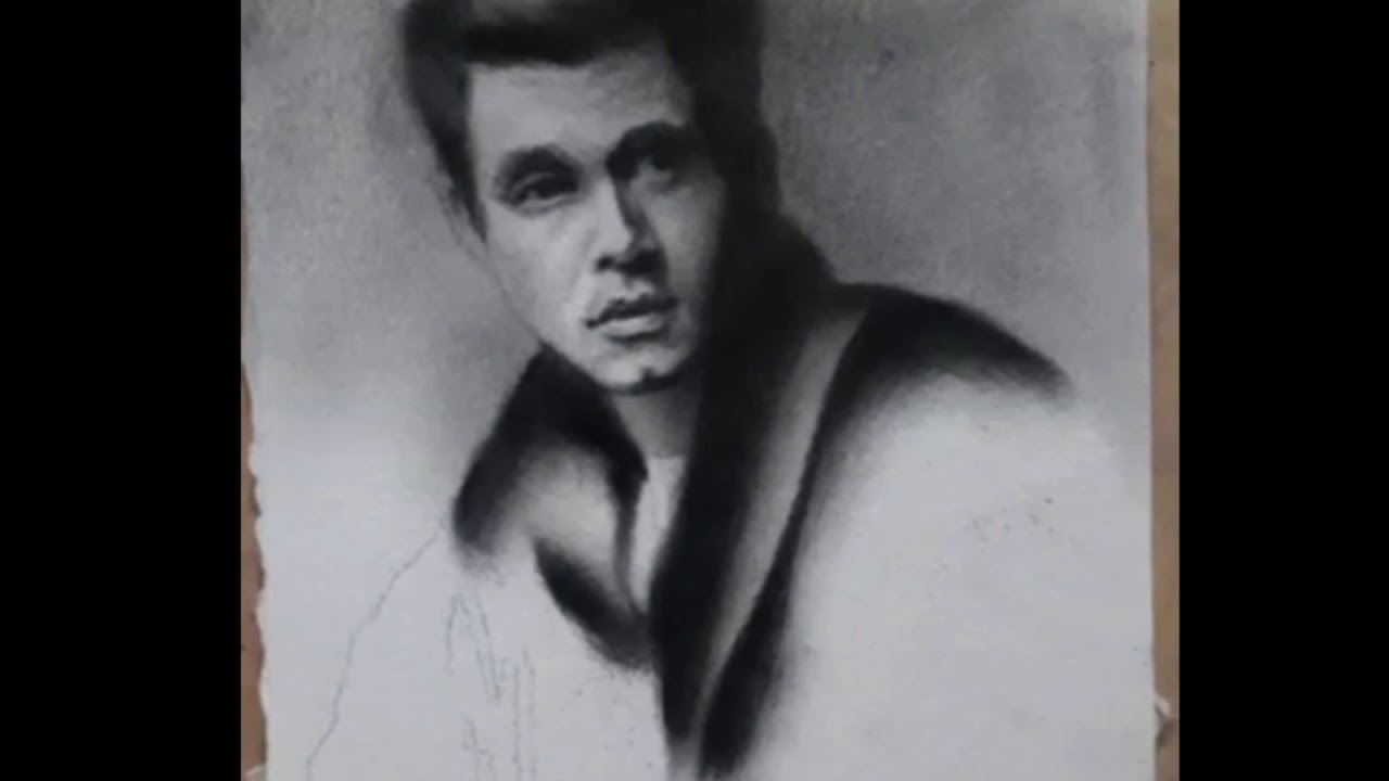 John Mayer charcoal drawing - YouTube
