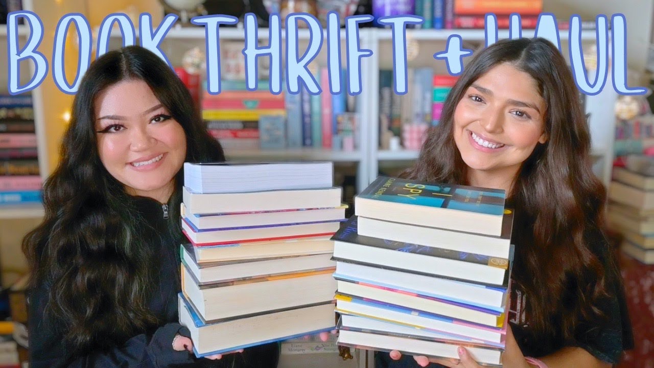 book haul 💫📖☁️ book thrifting + book mail - YouTube