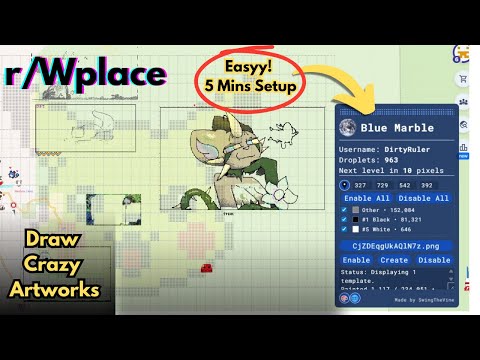How to make complex images in Wplace (with friends as well) | Easy setup |