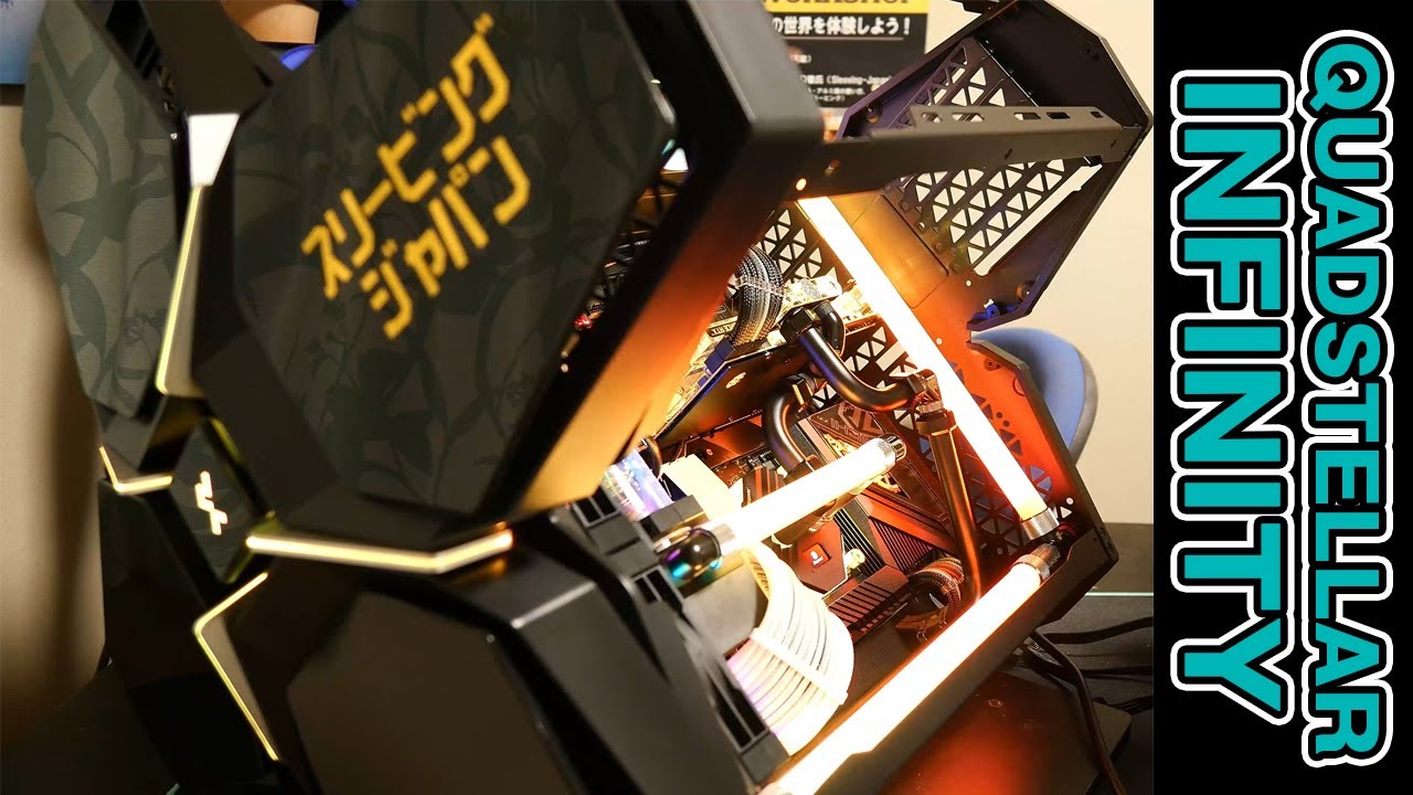 DeepCool QUADSTELLAR INFINITY WaterCooling Custom PC build - YouTube