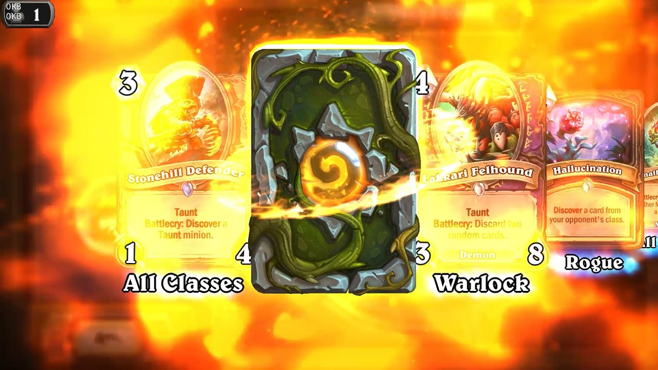 The Caverns Below and Stonehill Defender - Journey Un'Goro Hearthstone ...