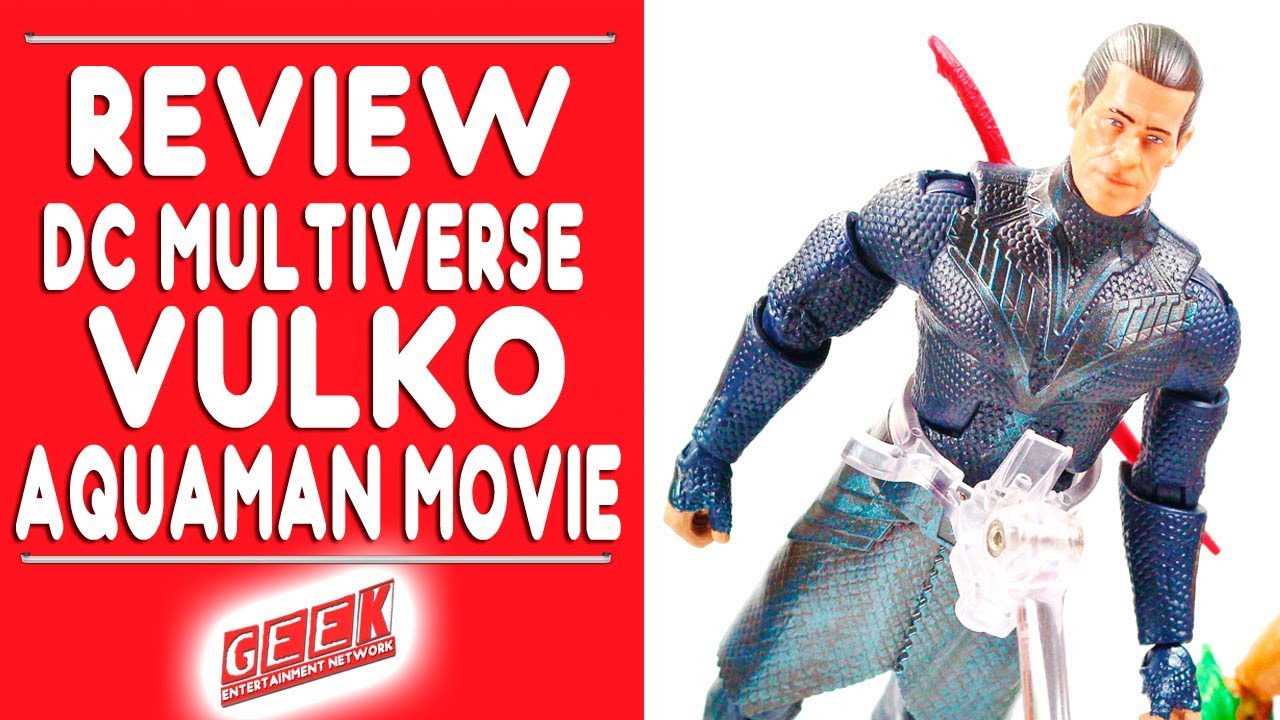 Review: Dc Multiverse VULKO (Amazon exclusive) Aquaman movie action ...