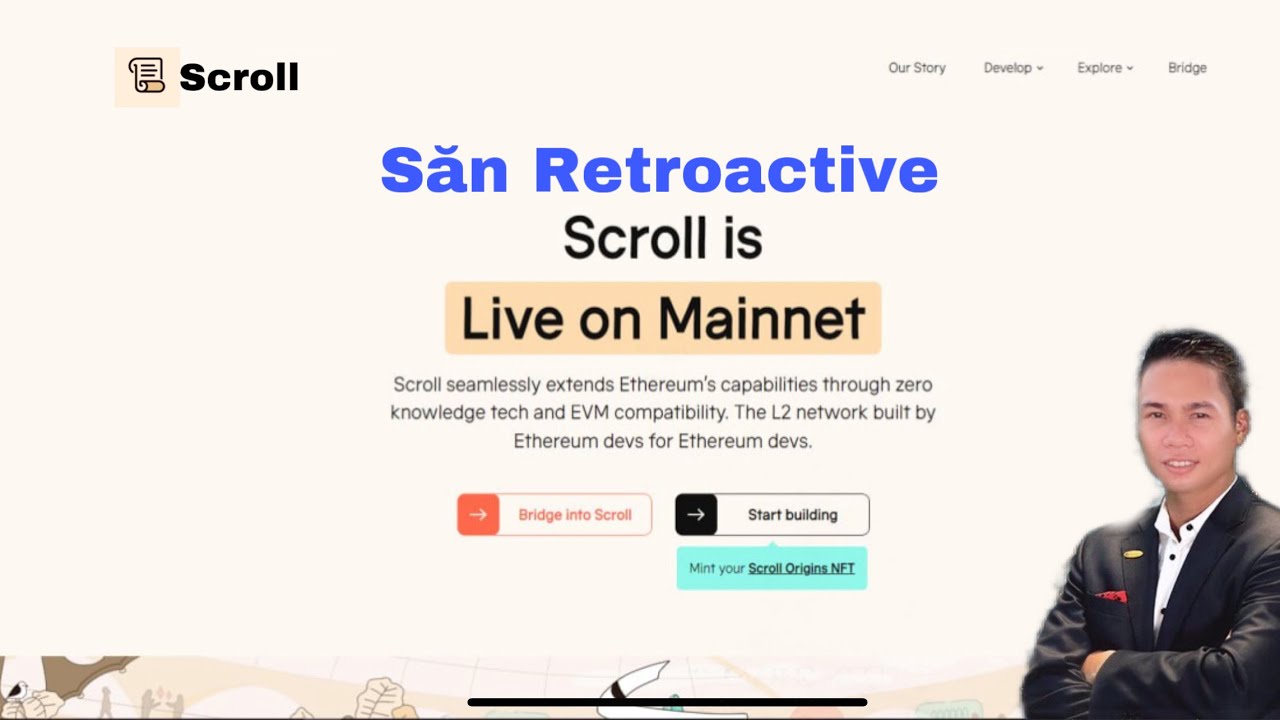 [Scroll Mainnet] Hướng dẫn tương tác các Dapp / Săn Retroactive Scroll Phần 2 - YouTube