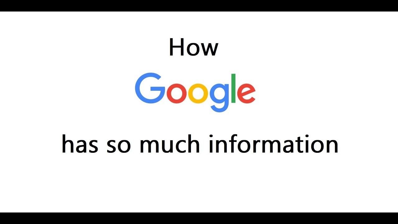 How Google has so much information? Who contributes to it? - YouTube