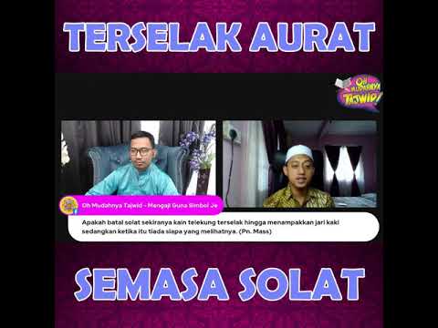 Terselak Aurat Semasa Solat