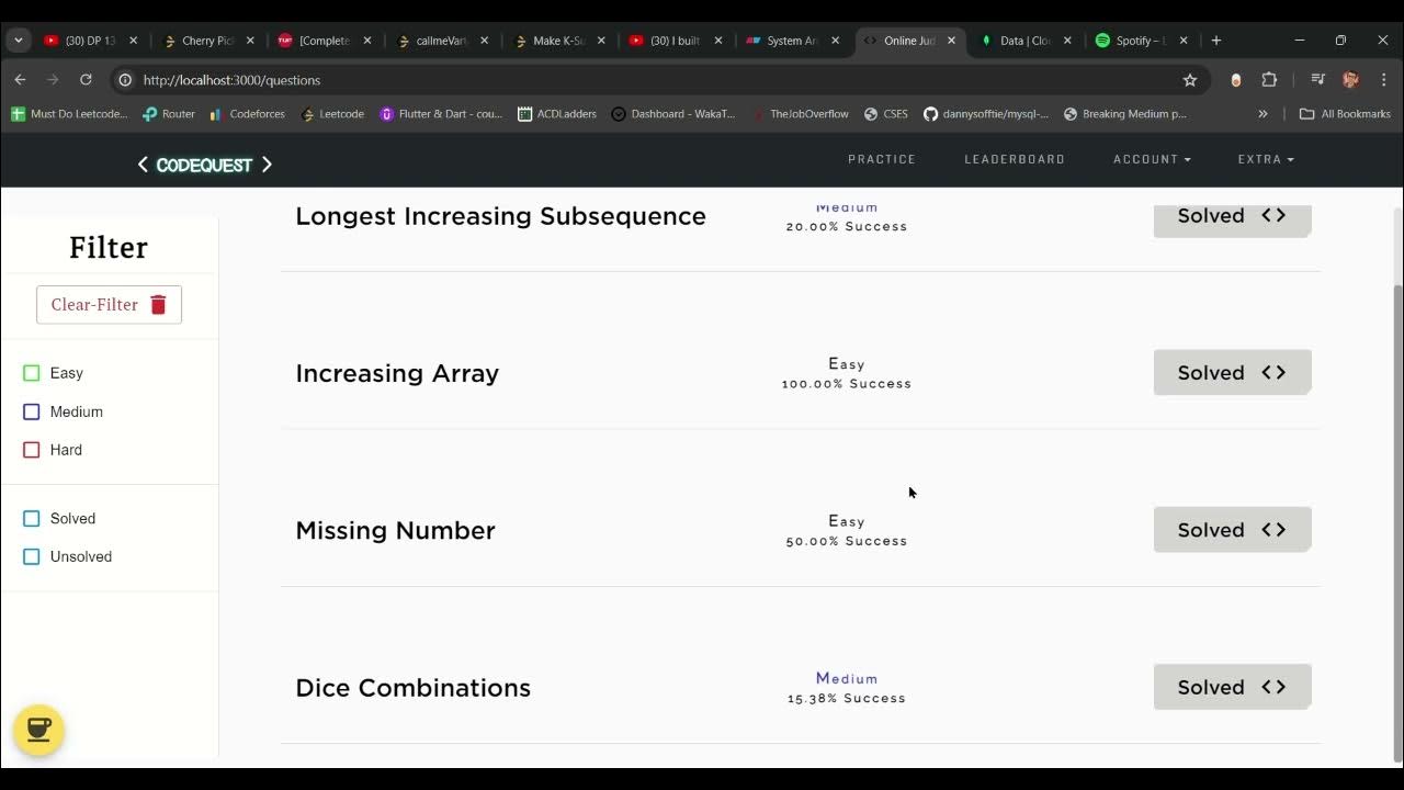 CodeQuest | Online-Coding-Platform | (MERN-Based Website) DEMO - YouTube