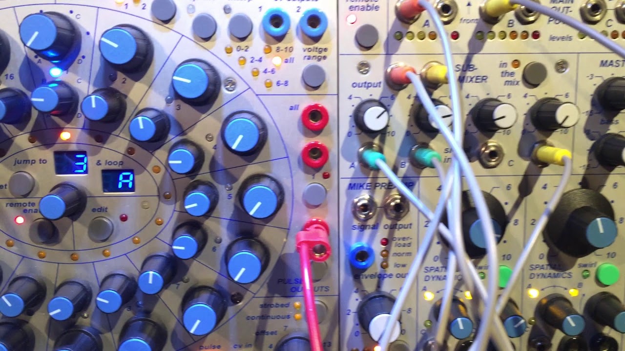 Buchla JAM 01. BUCHLA 200E SYSTEM 7. Random Source and MD Kinesthetic ...
