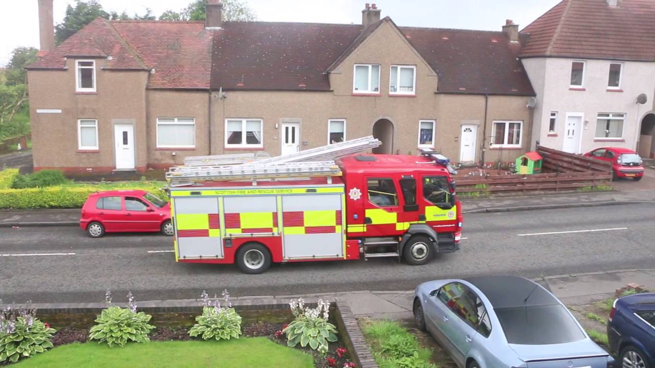 *RARE* - Scottish Fire & Rescue Service - M02P1 & Ranger Responding ...