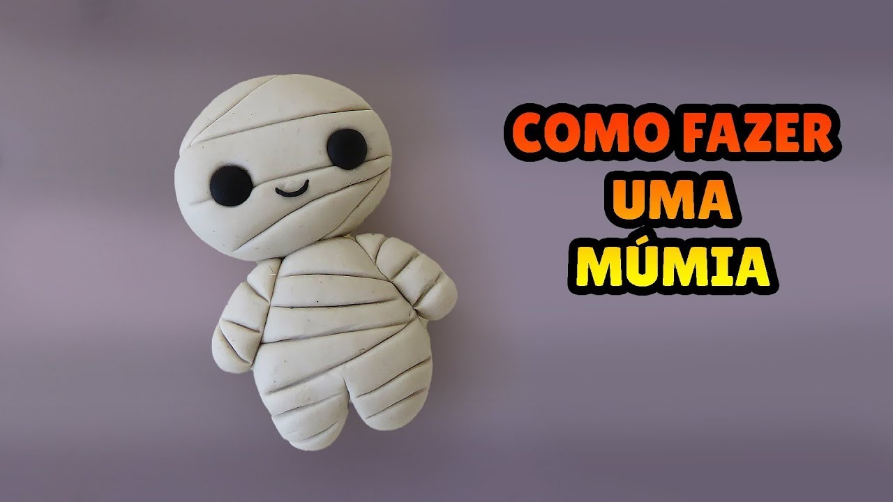 🔴 DIY How to Make MUMMY MINIATURE - Easy Polymer Clay, plastilina and Fondant Cakes Tutorial ...