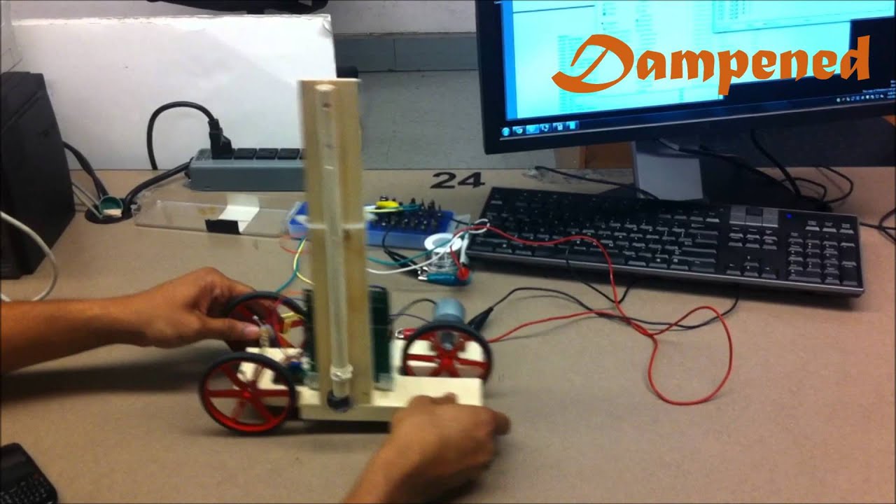 MIE438 Pendulum Dampening Cart Spring 2012 - YouTube