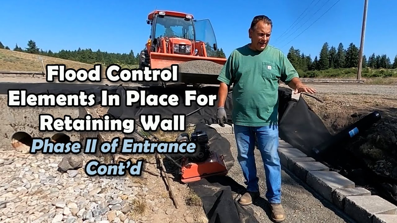 How to Build Flood Condition Elements Into Your Retaining Wall - YouTube
