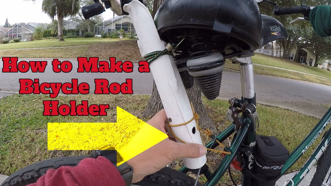 How to Make a Bike Rod Holder - YouTube