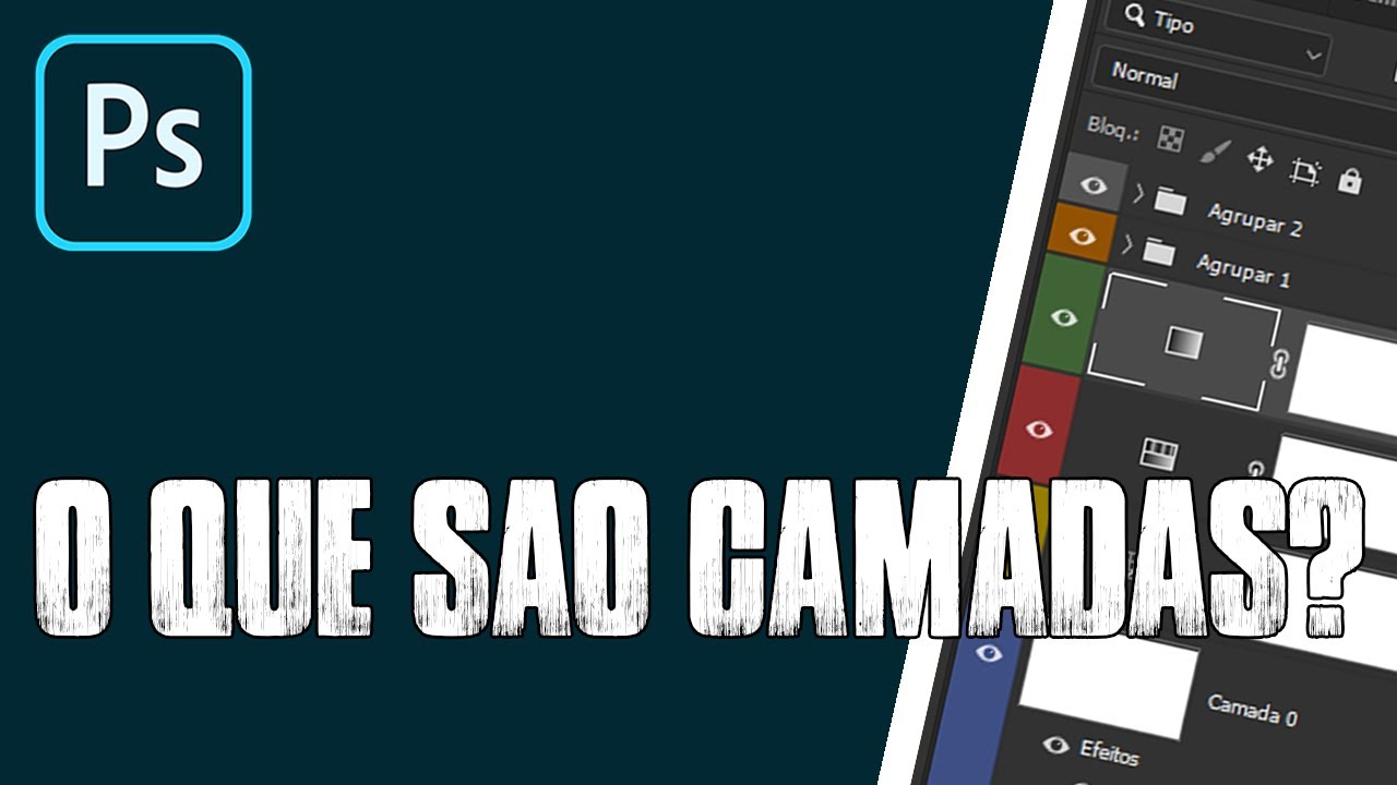 O que são CAMADAS e como USAR NA PRÁTICA | Photoshop | #psdozero - YouTube