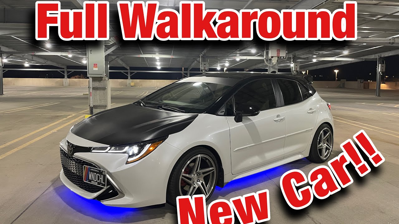 2022 Corolla Hatchback XSE Walkaround *Mod List* - YouTube