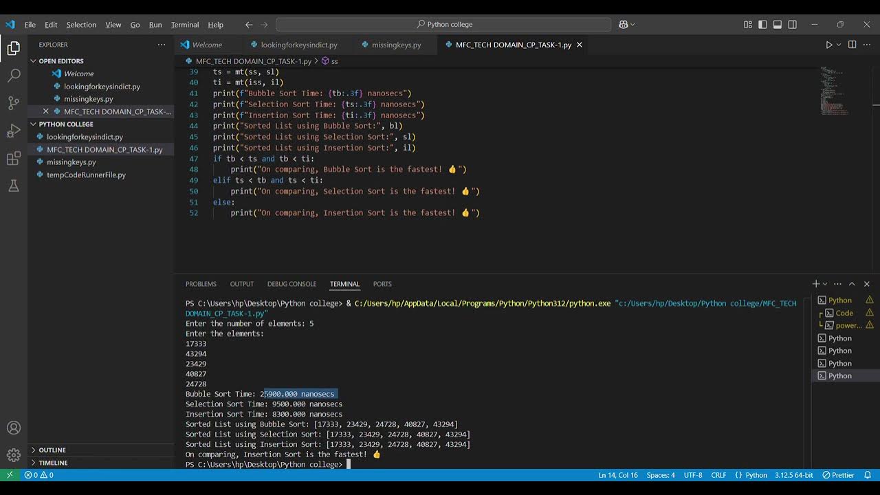 MFC TECH DOMAIN CP TASK 1, SCREEN RECORDING - YouTube